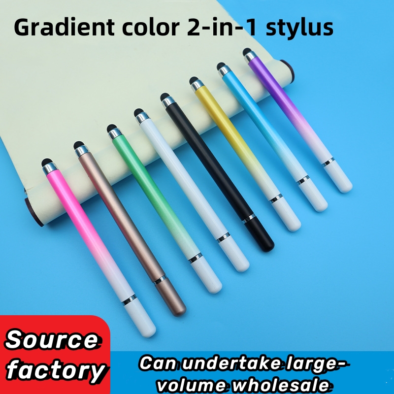 Colorful No-Charge Stylus Pencil: 2-in-1 Pen for Drawing & Writing on ...