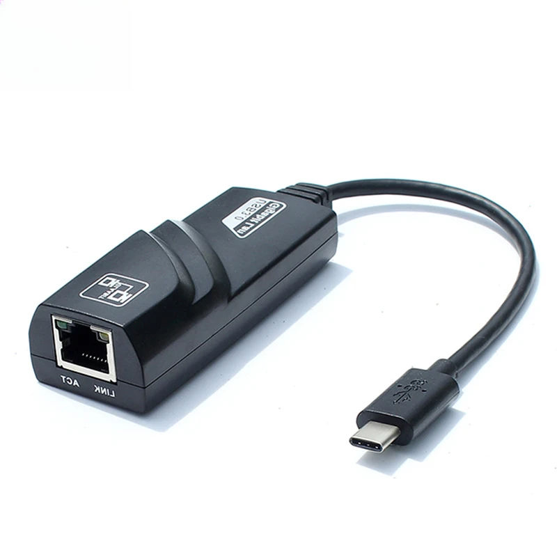 Gigabit USB Ethernet Adapter Type C to LAN Adapters RJ45 Network Card ...