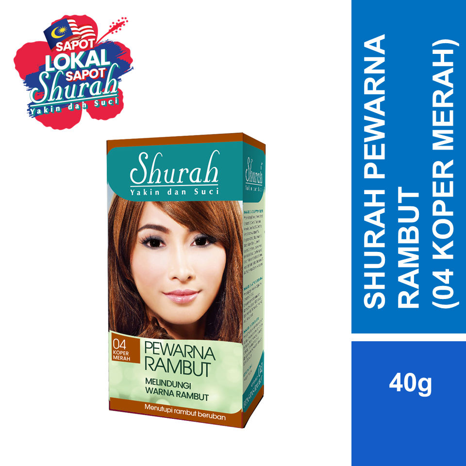 SHURAH PEWARNA RAMBUT (04 KOPER MERAH) | Shopee Malaysia