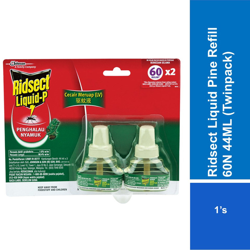 Ridsect Liquid Pine Refill 60N 44ML (Twinpack) | Shopee Malaysia