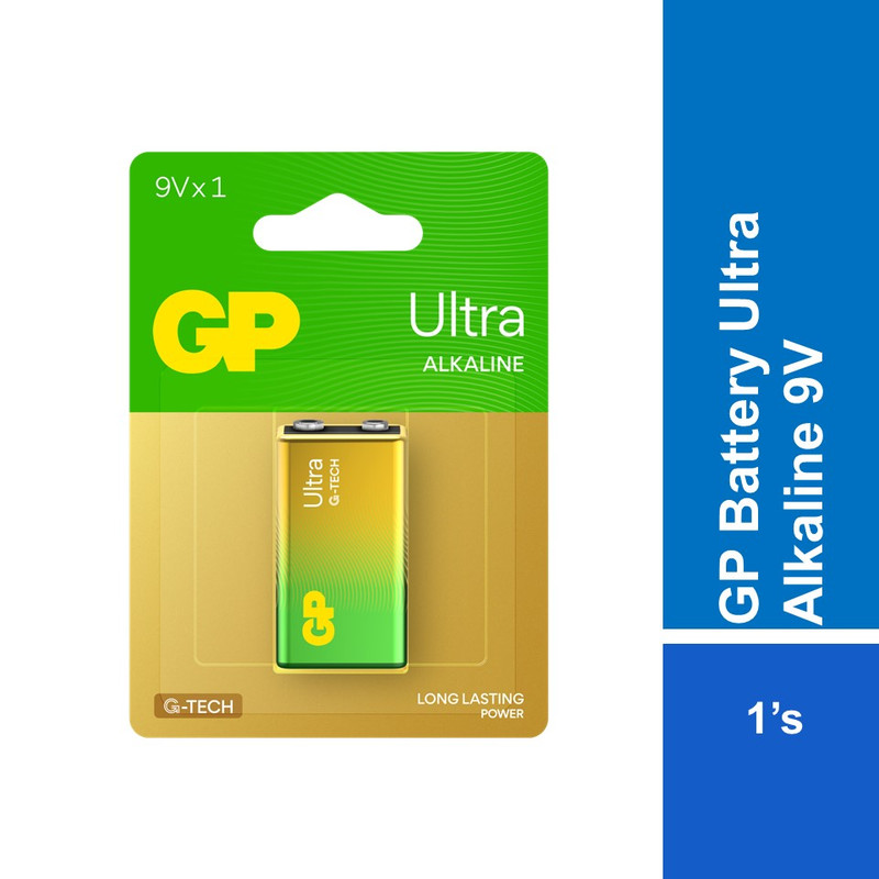 GP BATTERY ULTRA ALKALINE BATTERY 9V | Shopee Malaysia