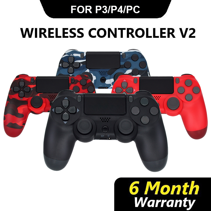 Wireless Bluetooth Game Controller Vibration Gamepad Joystick for PC ...