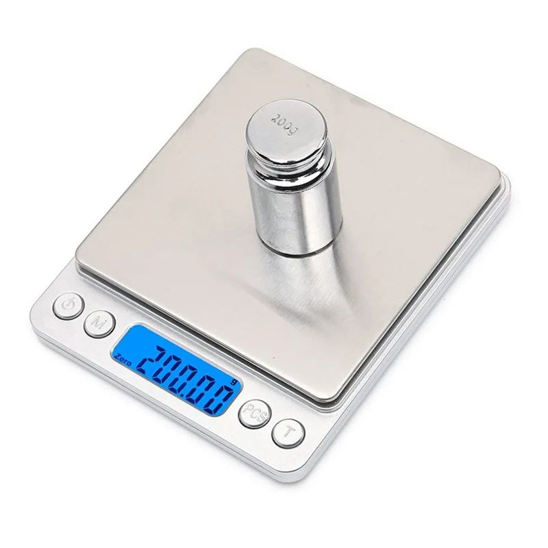 Lcd Digital Kitchen Scale Mini Pocket Stainless Steel Precision Jewelry ...