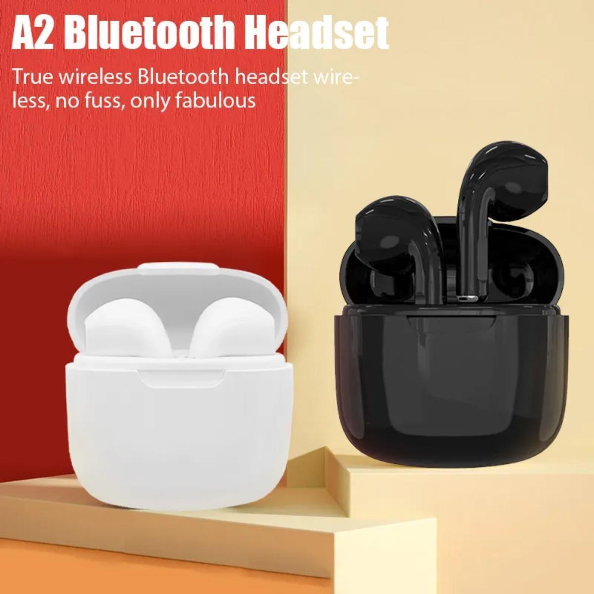 Pro A2 True Wireless Bluetooth Macaron Headphones V5.3 Ultra-long Battery Life and Stereo Low ...