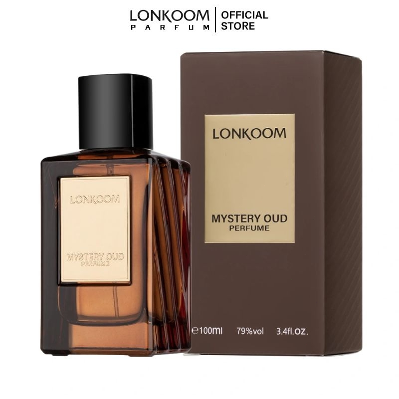 LONKOOM Perfume MYSTERY OUD PERFUME for men Longlasting Minyak Wangi ...