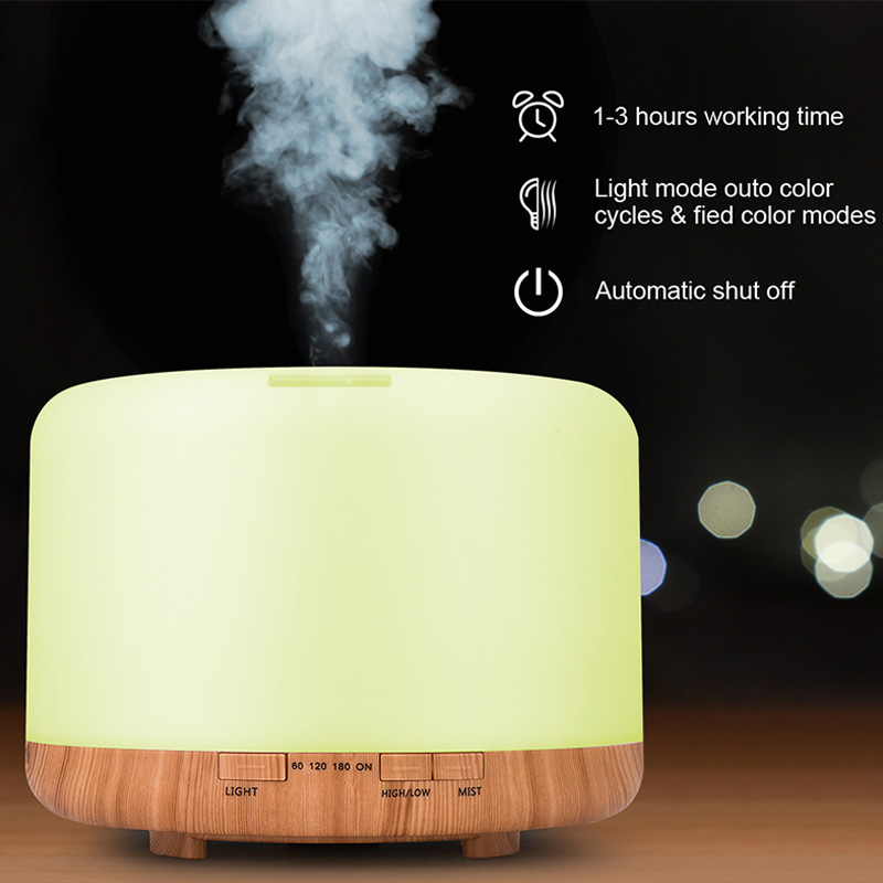 High Quality Energy Efficient Wood Grain Aroma Diffuser Peaceful Nourishing Art Like Design ...