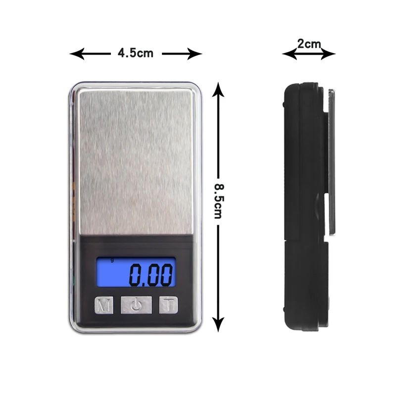 0.01g Digital Pocket Scale Portable LCD Electronic Jewelry Scale Gold ...