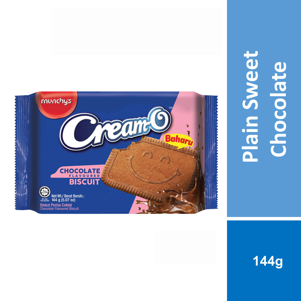 Munchy's Cream-O Plain Sweet Chocolate 144g | Shopee Malaysia