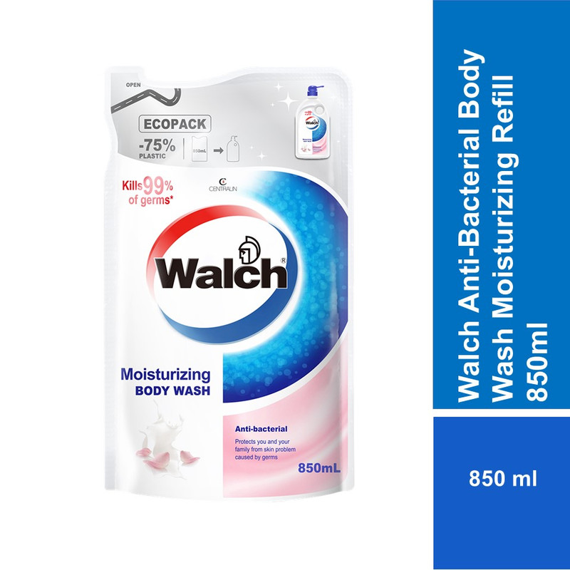 Walch Anti-Bacterial Body Wash Moisturizing Refill 850ml | Shopee Malaysia