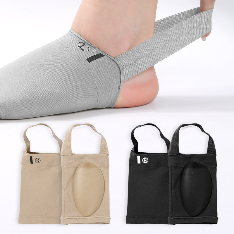 Arch Support Socks with Orthopedic Pads & Elastic Heel Strap - Pain ...