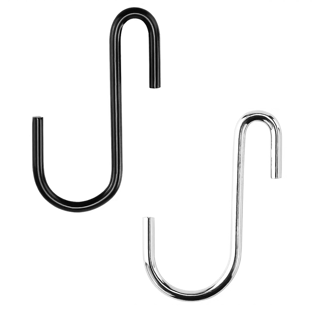 5Pcs S-Shaped Stainless Steel Hooks, Gardening Basket S-Shaped Hooks ...