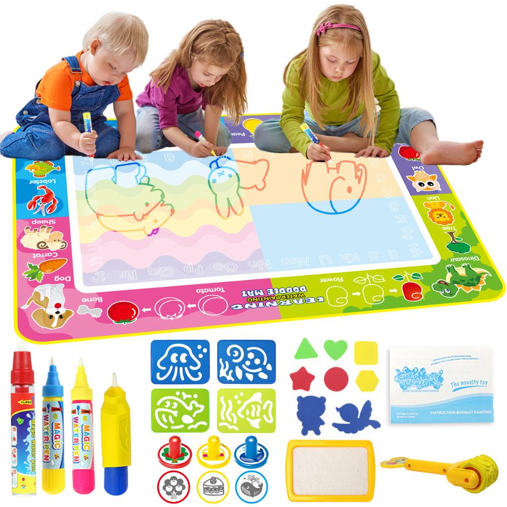 100x150cm Oversized Water Drawing Mat Toy Doodle Mat Kids Painting ...