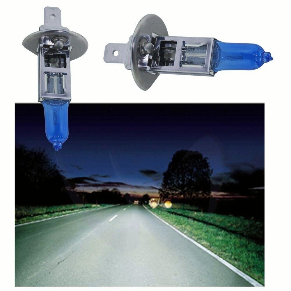 2pcs H1 100W 12V Super Bright Ultra Yellow Fog Halogen Bulb HID Lamp ...