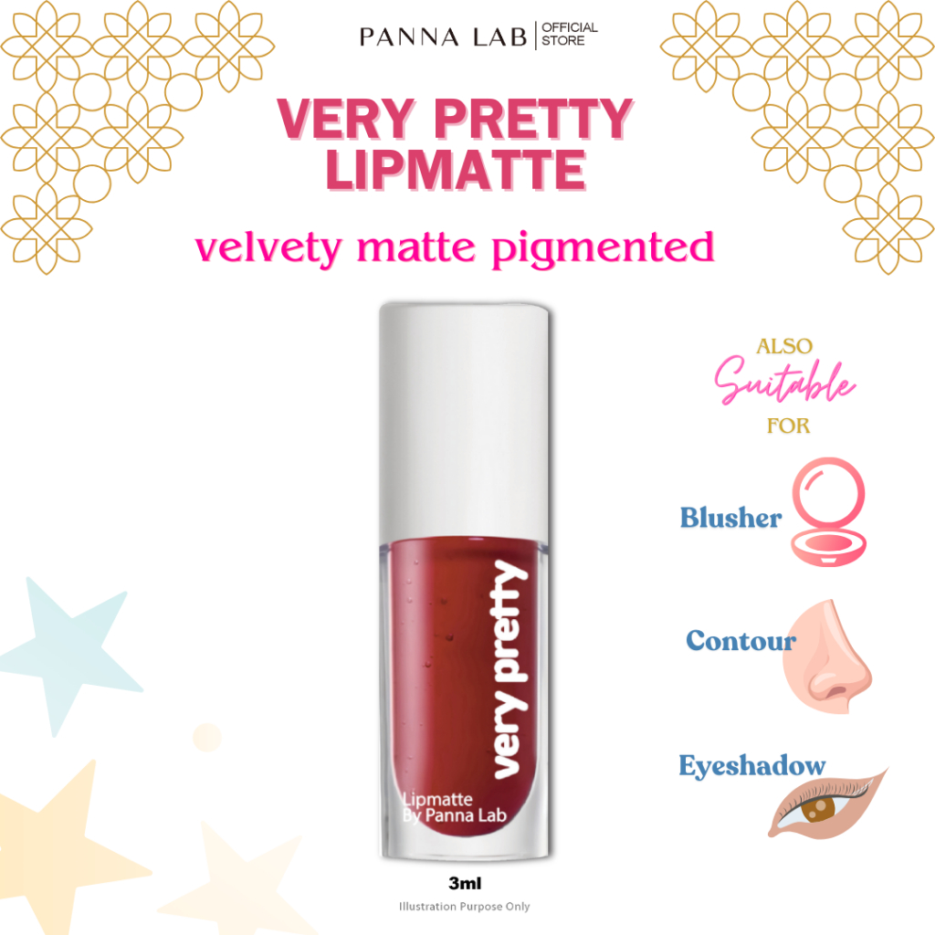 PANNA LAB Official Very Pretty 5Colors Lipstick Lipmatte Waterproof ...