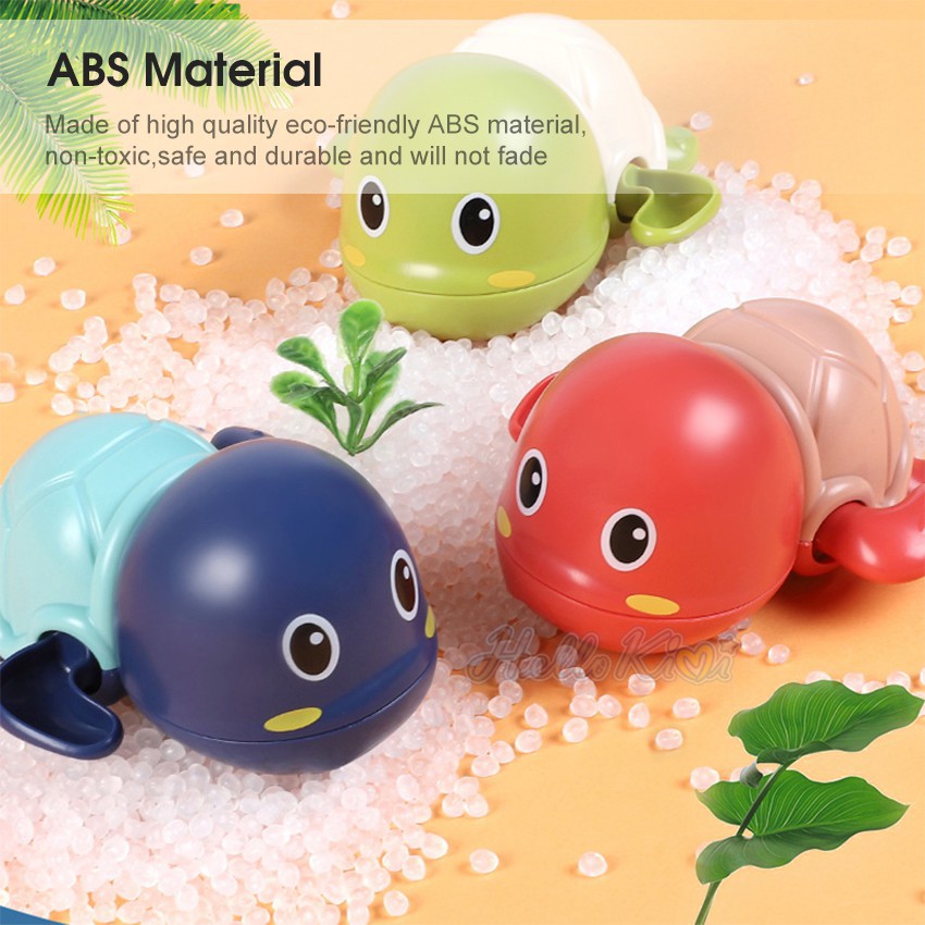 Swimming Plaything Cartoon Tortoise Water Toy Baby Animal Toy Wind-up ...
