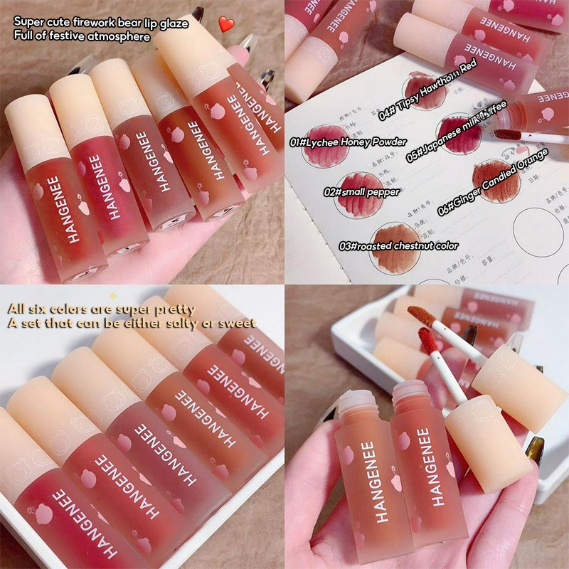 Liquid Lipstick Set, Lustrous Mirror Dewy Finish, Moisturizing Long ...