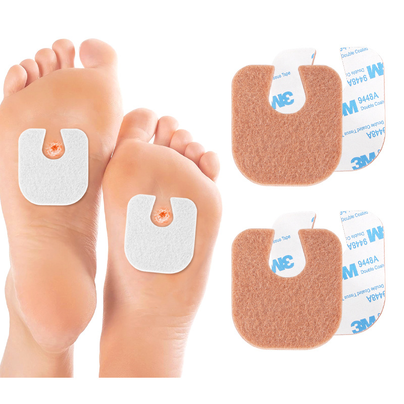 1 Pairs U-Shaped Felt Callus Pads | Protect Calluses from Rubbing on ...