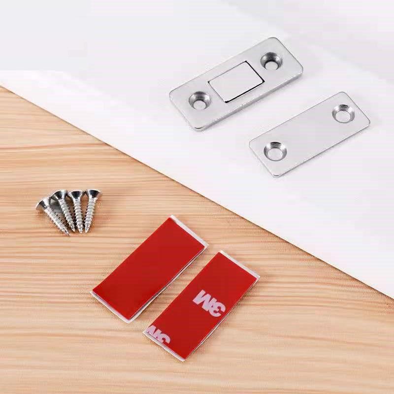 No-hole magnetic sliding door closet door self-absorbing magnetic ...
