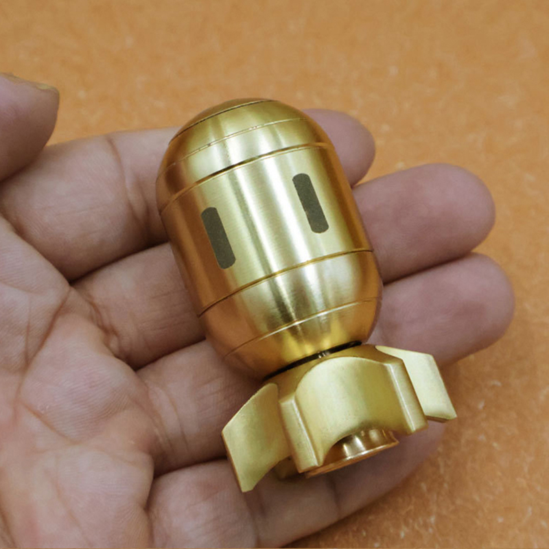 Brass Bomb Spinner Fidget Spinner Relax Stress Relief Gift EDC ...