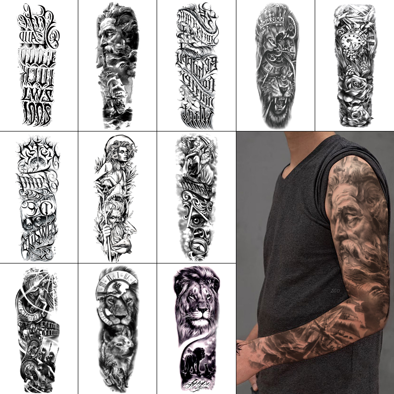 Waterproof Temporary Tattoo Stickers Fake Tattoos, Suitable for ...