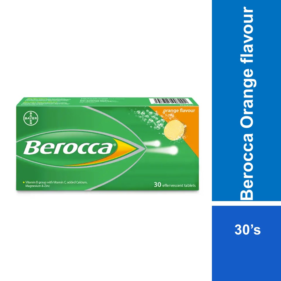 Berocca Flavour Effervescent Tablet - Orange (30's) | Shopee Malaysia