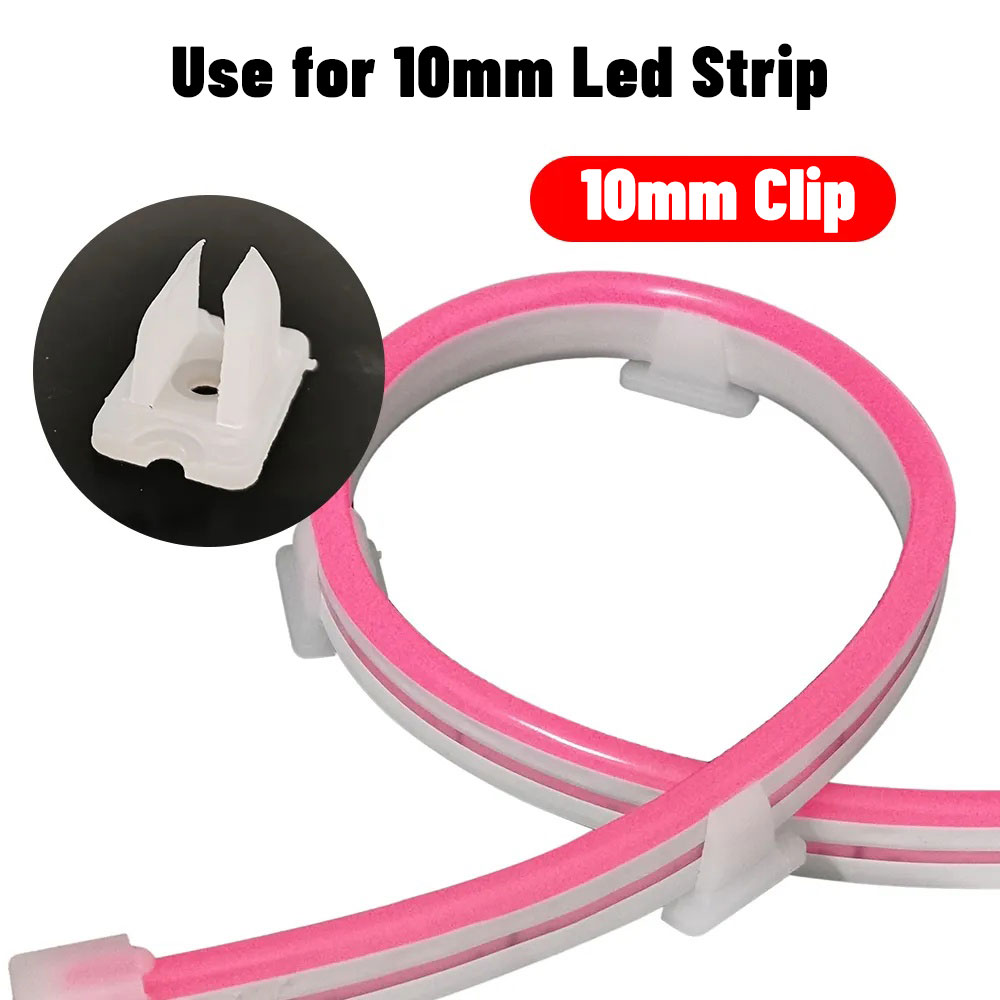 High-Pressure Plastic Lamp Strip Clips, 30pcs Non-Shading Card Holder ...