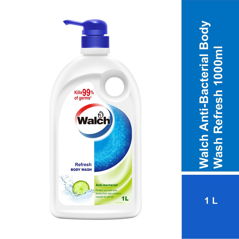 Walch Anti-Bacterial Body Wash Refresh 1000ml | Shopee Malaysia