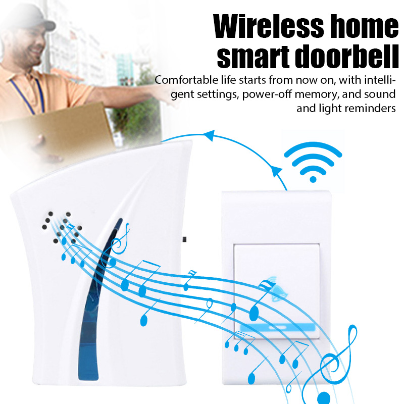 Light Reminders Wireless Home Smart Doorbell 32 Chords Of Music Strong ...
