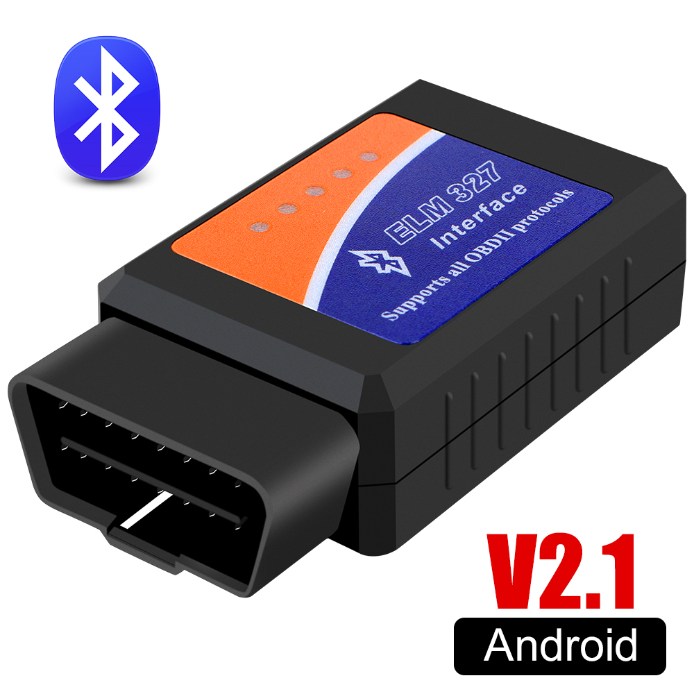 ELM 327 V2.1 OBD2 Code Reader Bluetooth ELM327 OBDII Auto Accessories ...