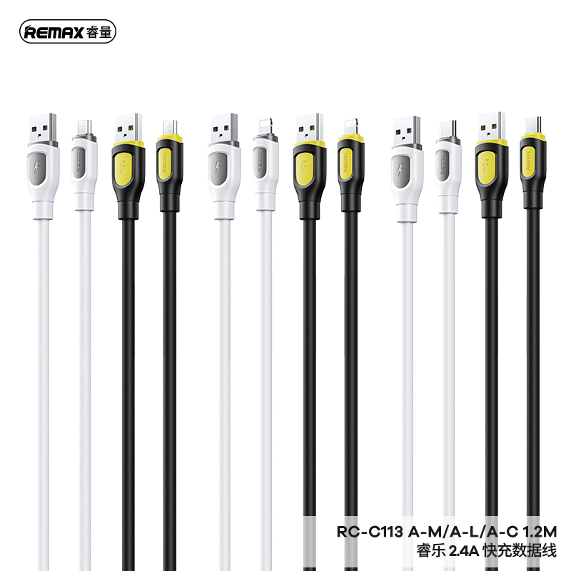 Ruinay Series 2.4A Fast Charging Data Cable 1M RC-C113 | Shopee Malaysia