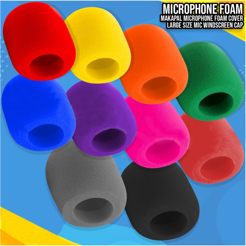 [Shopee Choice] Microphone Head Sponge Cover Handheld Stage Microphone ...