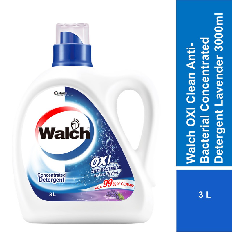 Walch OXI Clean Anti-Bacterial Concentrated Detergent Lavender 3000ml ...