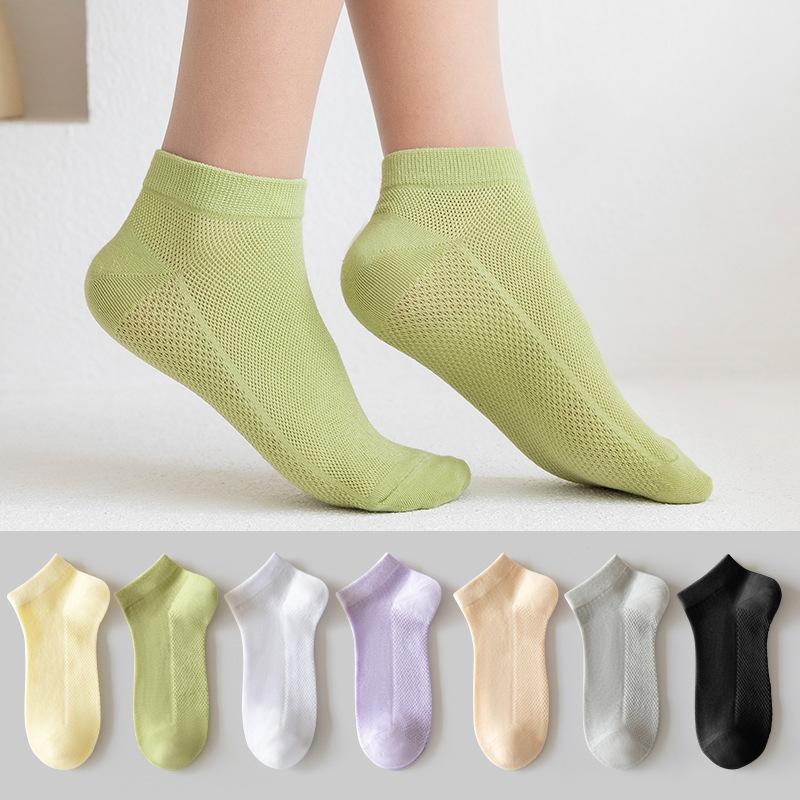 Ladies Summer Thin Short Trendy Socks ins Candy Macaron Color | Shopee Malaysia