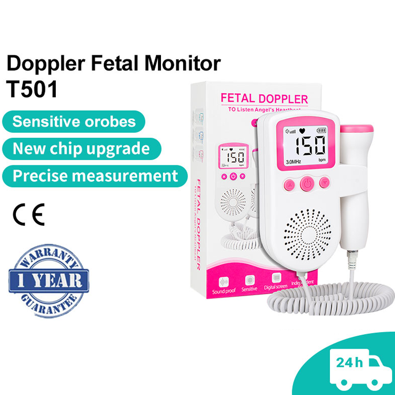 Fetal Doppler Heart Rate Monitor for Baby Pregnancy Heartbeat Detector ...