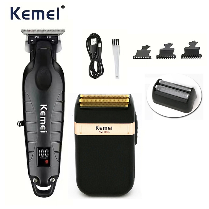 Kemei km-2293+2024 Barber and Shaver Combination White Box | Shopee Malaysia