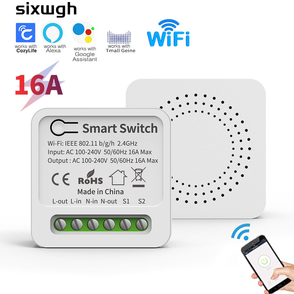 WiFi smart switch timer switch works with Alexa google home voice ...