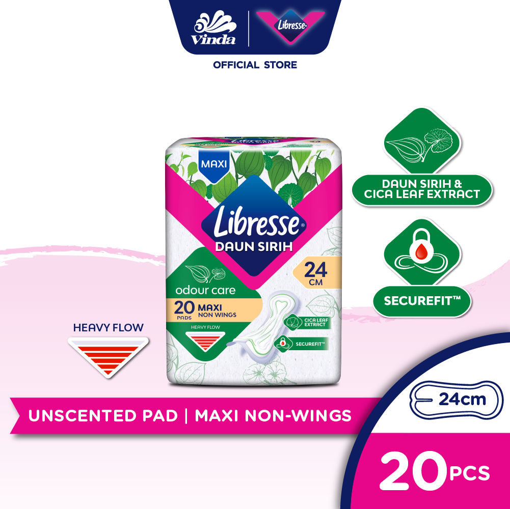 Libresse Odour Care Maxi Non-Wings 24cm (20s) | Shopee Malaysia