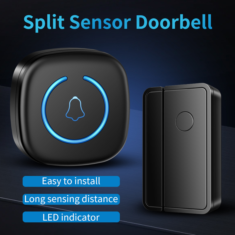 Smart Wireless Split Sensor Doorbell, Household Sensor Doorbell, EU ...