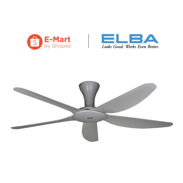 ELBA Ceiling Fan (56") ECF-N5650(GR) | Shopee Malaysia