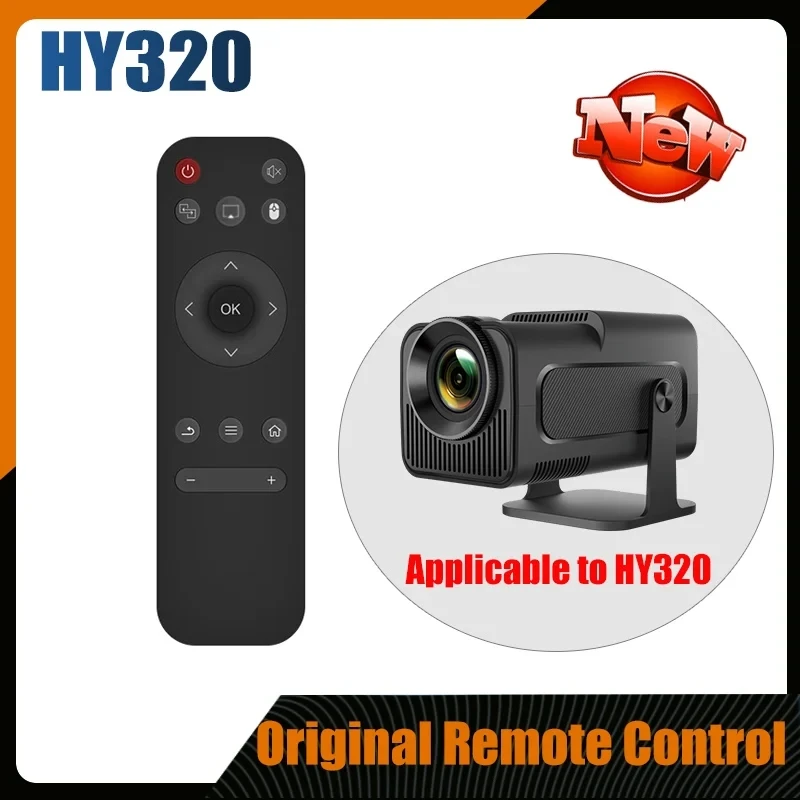 New New Portable Remote Control for HY300 HY320 HY300 PRO Projectors HD Universal Alat Kawalan ...