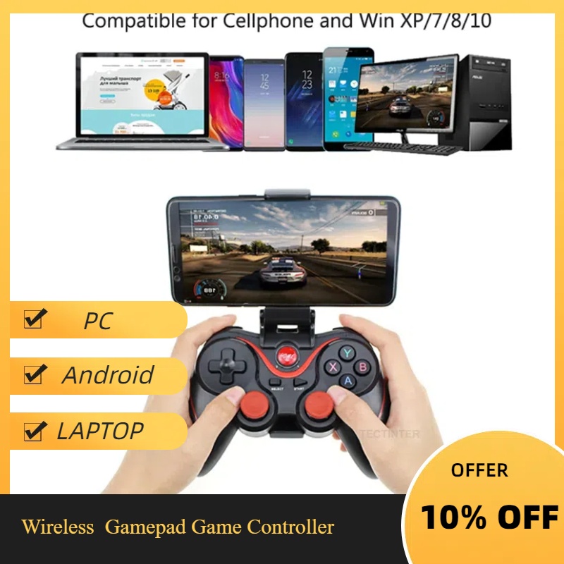 Wireless Bluetooth Gamepad Controller for IOS /Android /PC /cell phone ...