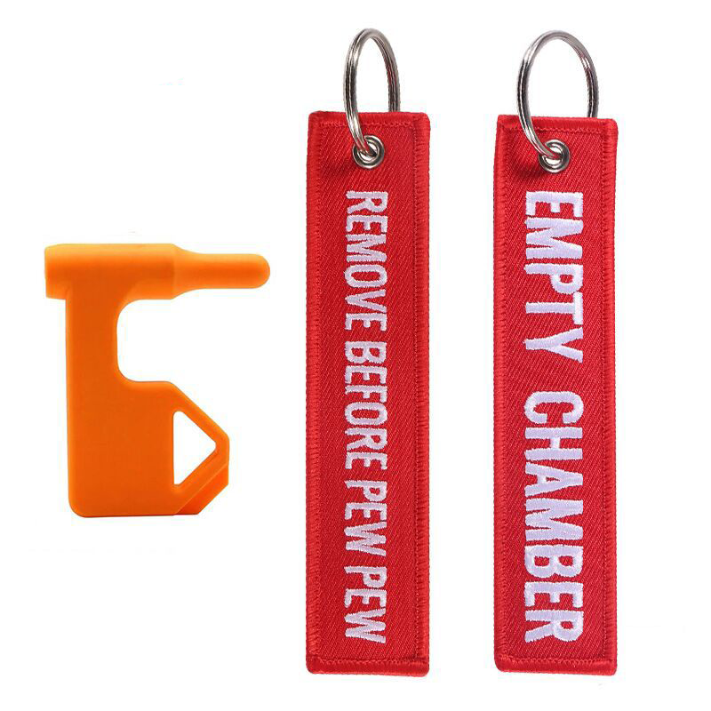 AR15 Safety Flag EMPTY CHAMBER/PEW PEW Chamber Flag 9mm Universal ...