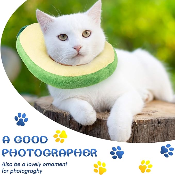 Cat Recovery Collar Cute Cat Neck Cone Cat Elizabeth Padded E Collar ...