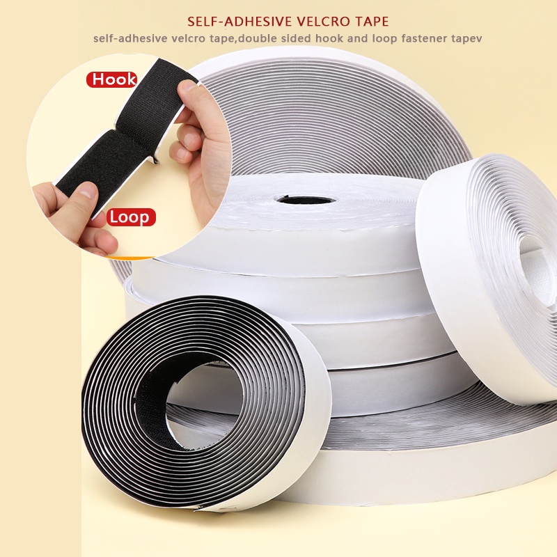 New (Various Specifications) 2 Roll/Pack Self-Adhesive Velcro Tape ...