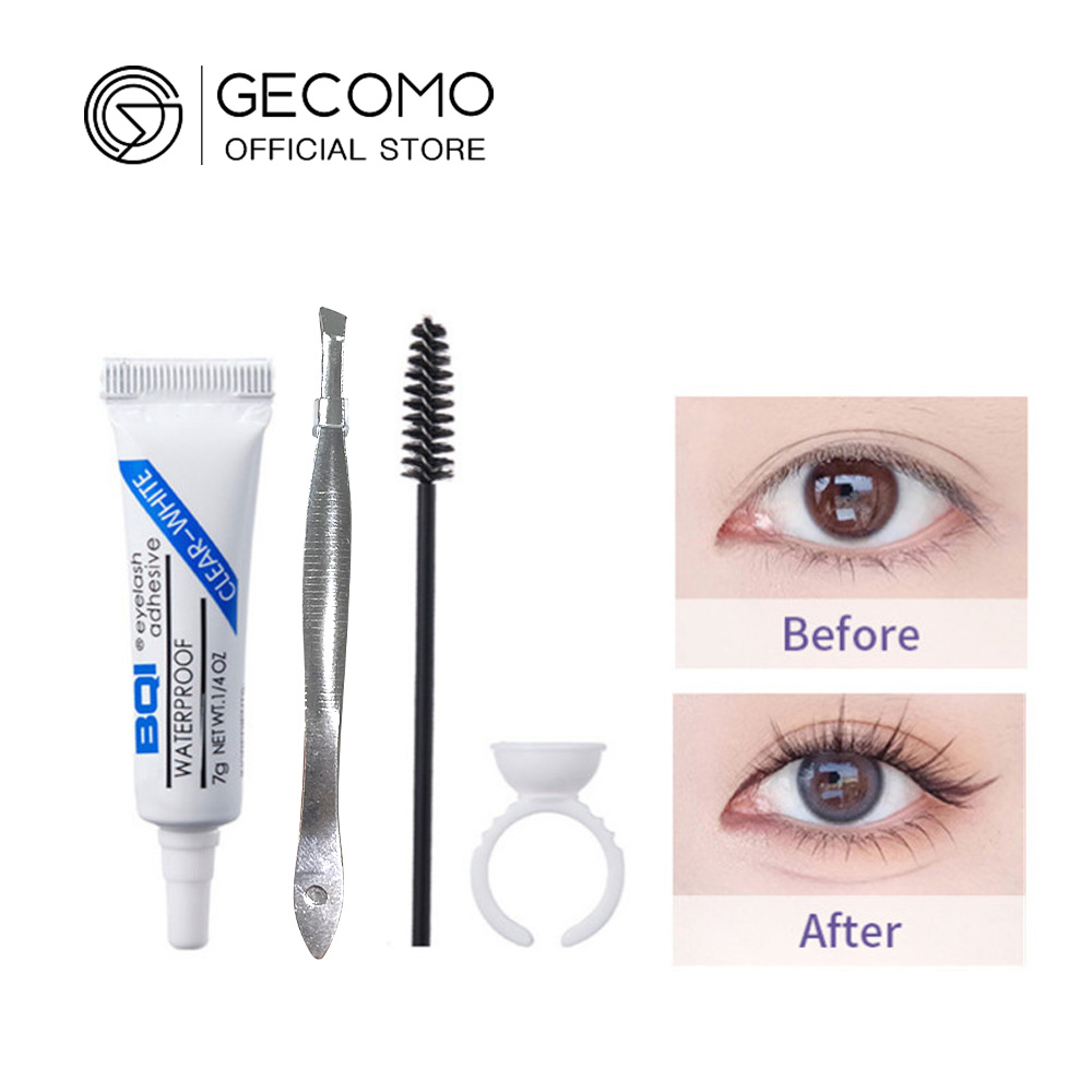 Gecomo False Eyelash Glue, Eyelash Makeup Tools Non-Allergic Mild ...