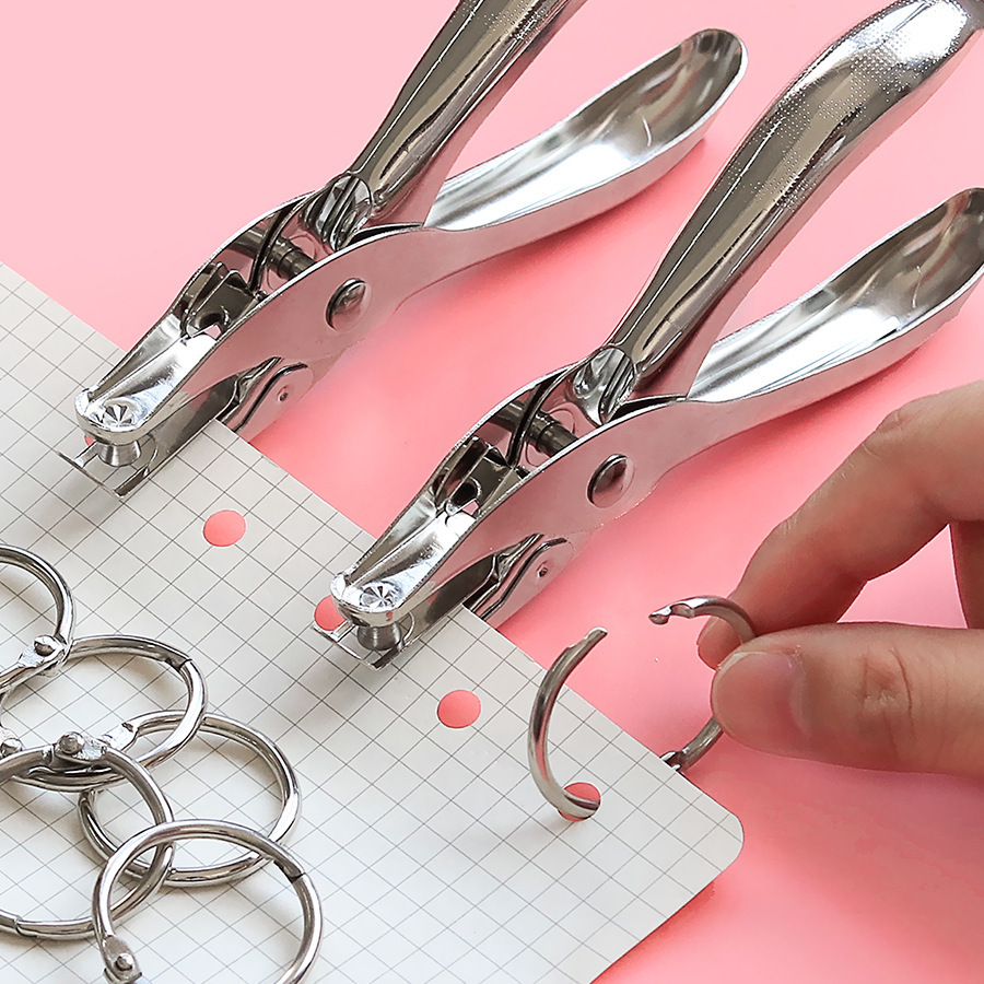 Puncher circular hole punching machine paper card bookmark handheld ...