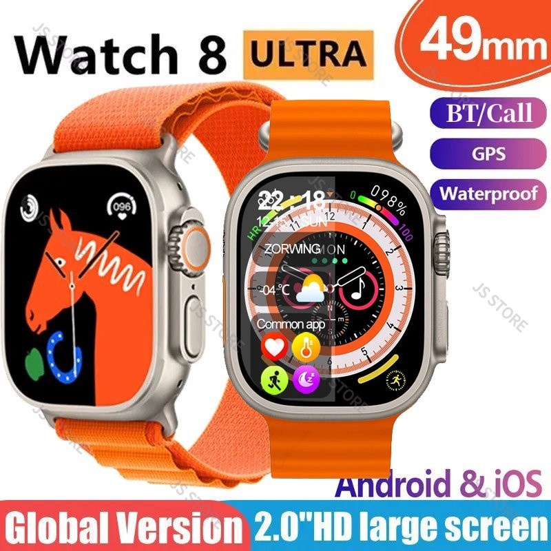 L8 Ultra Max Smart Watch 2.2inch Bluetooth Call Waterproof Sport Heart Rate | Shopee Malaysia