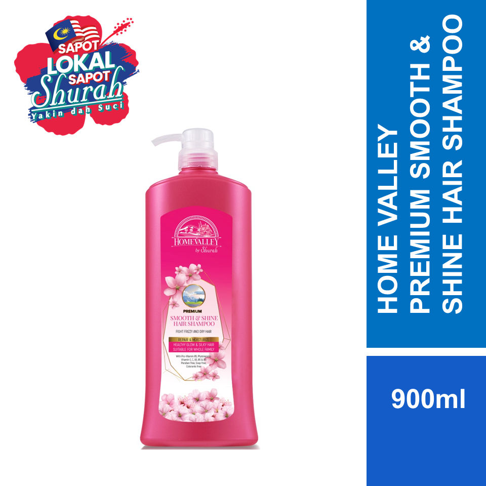 Home Valley Premium Smooth & Shine Hair Shampoo (900ml) | Shopee Malaysia