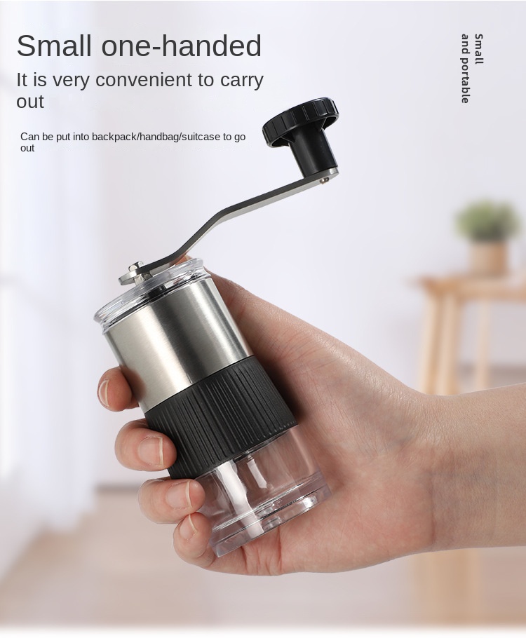 New Mini Hand Shake Manual Grinding Convenient Stainless Steel Ceramic ...