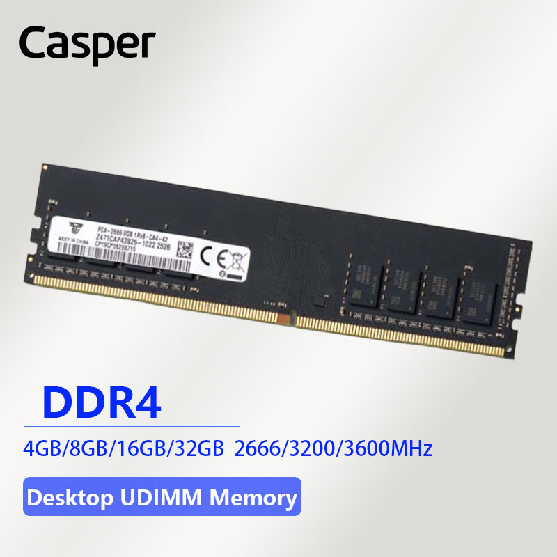 Casper Memory RAM DDR4 32GB 3600MHz Gaming Desktop Computer Software ...